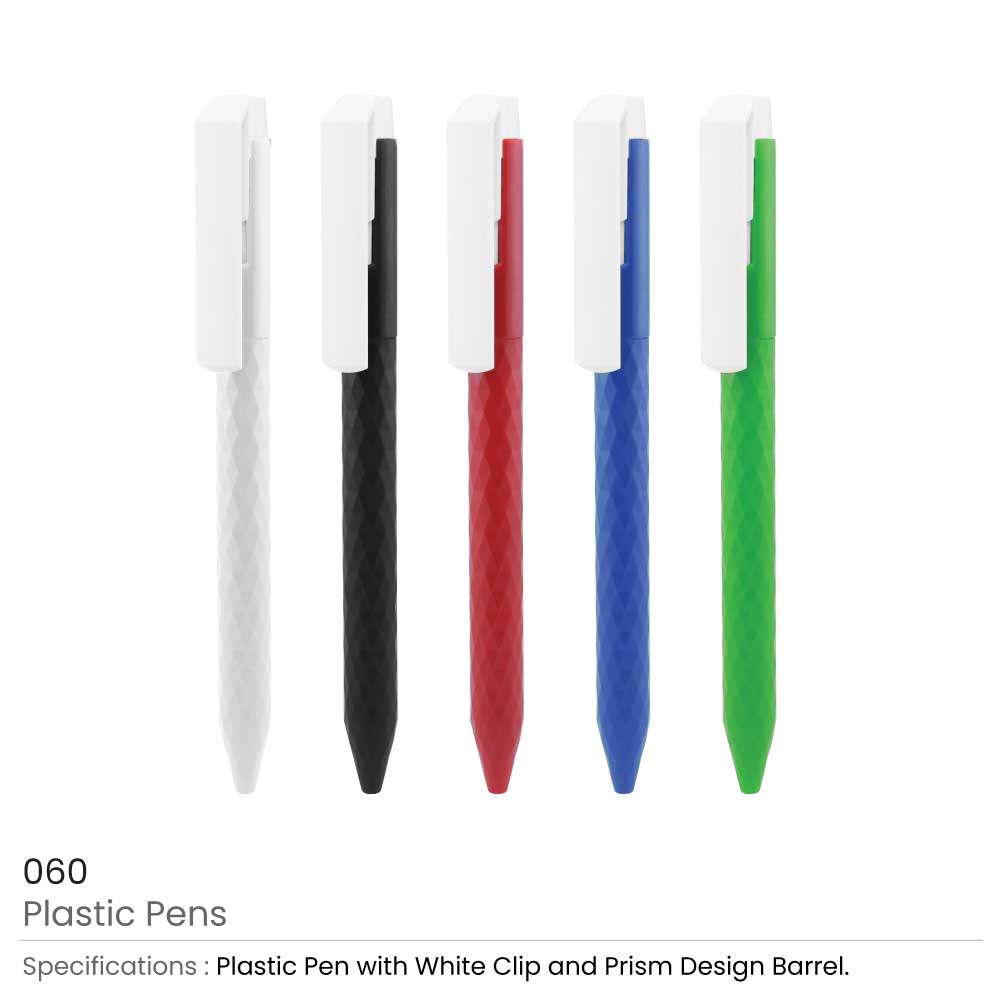 Prism Design Plastic Pens - Promotional Gift Preparing LLC