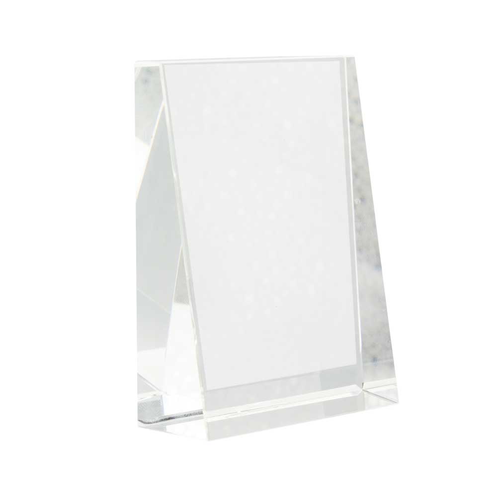 Promotional Inclined Rectangular Crystal | Tezkargift