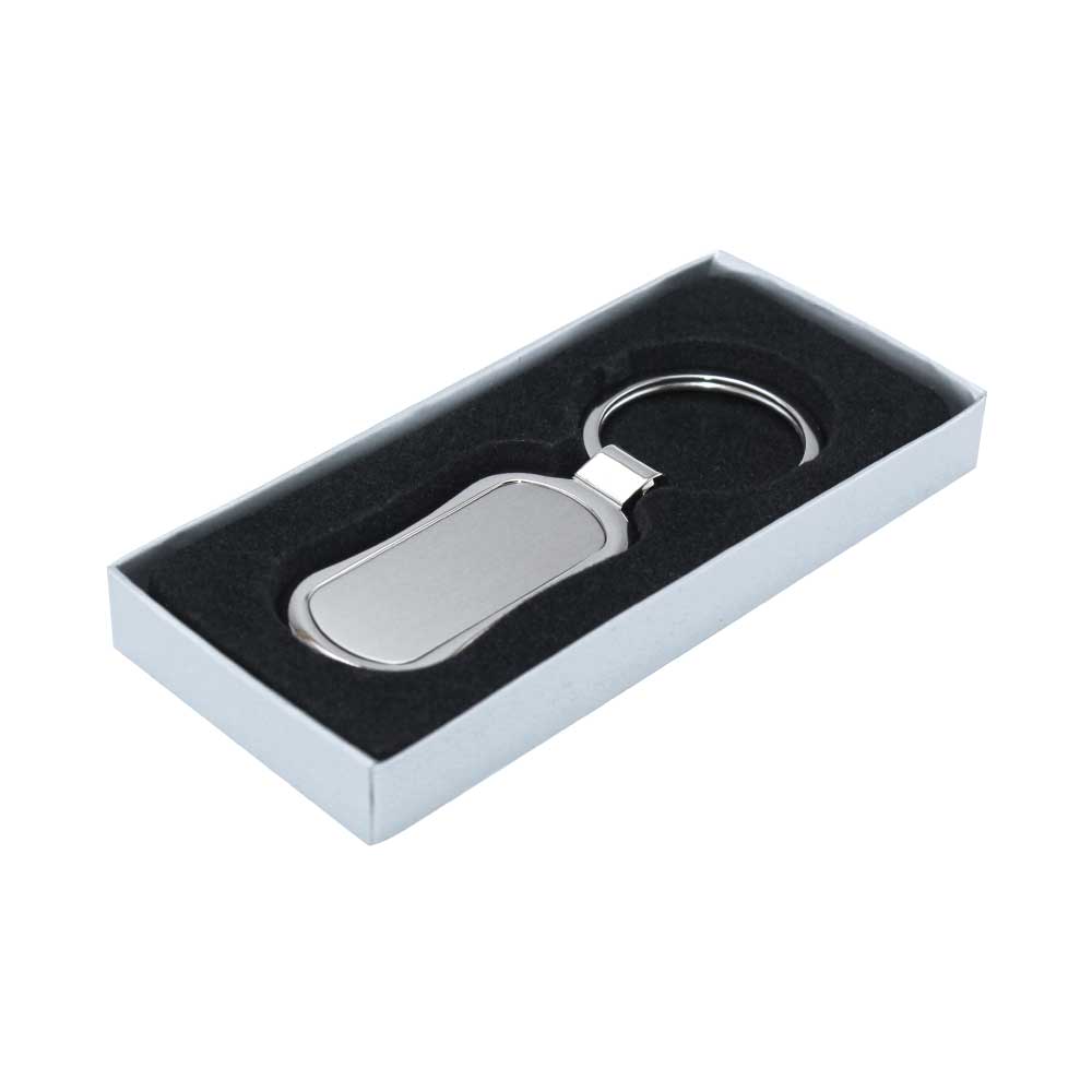 Rectangular Oval Metal Keychains | Tezkargift