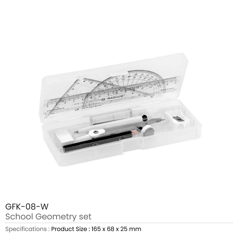 School Branded Geometry Set | Tezkargift