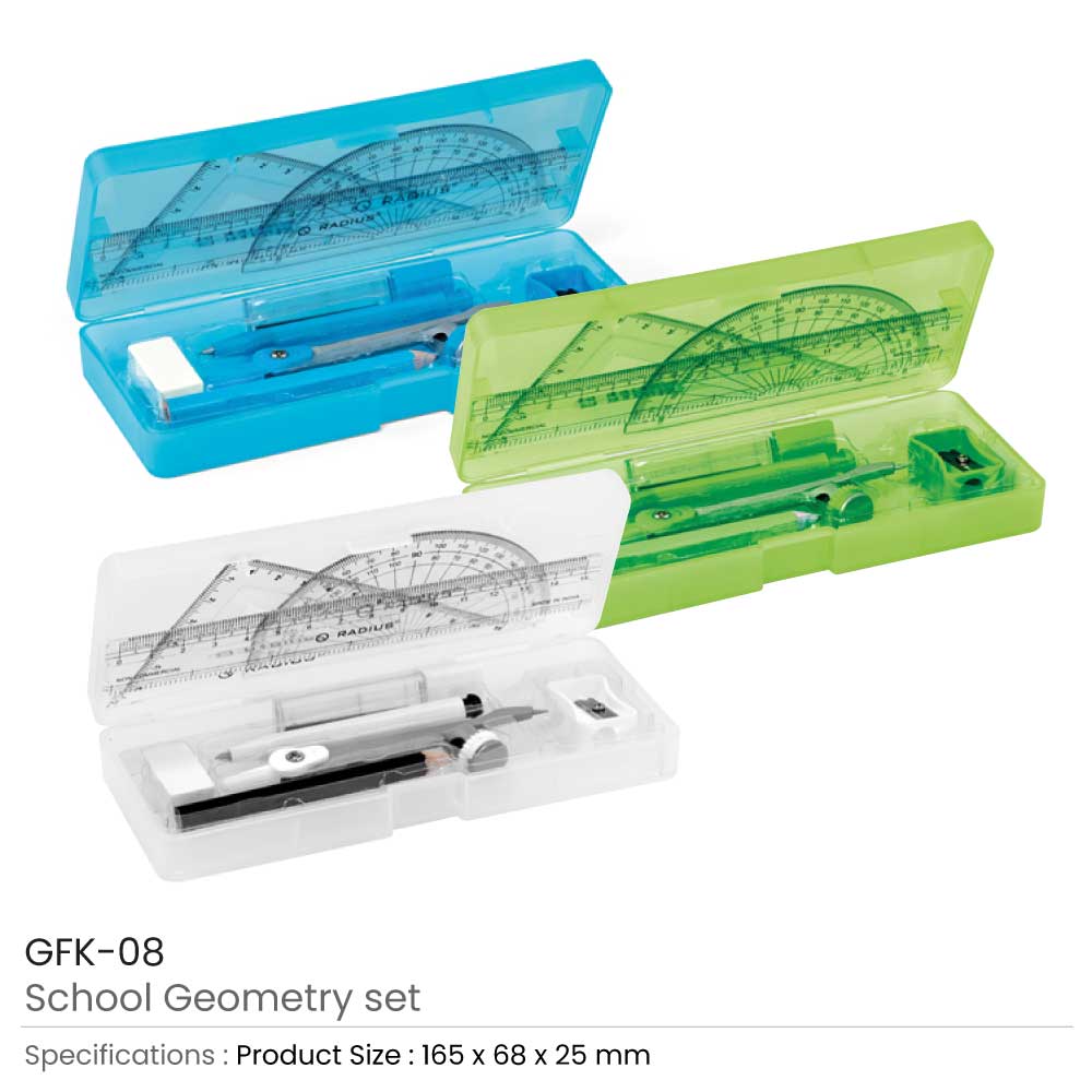 School Branded Geometry Set | Tezkargift