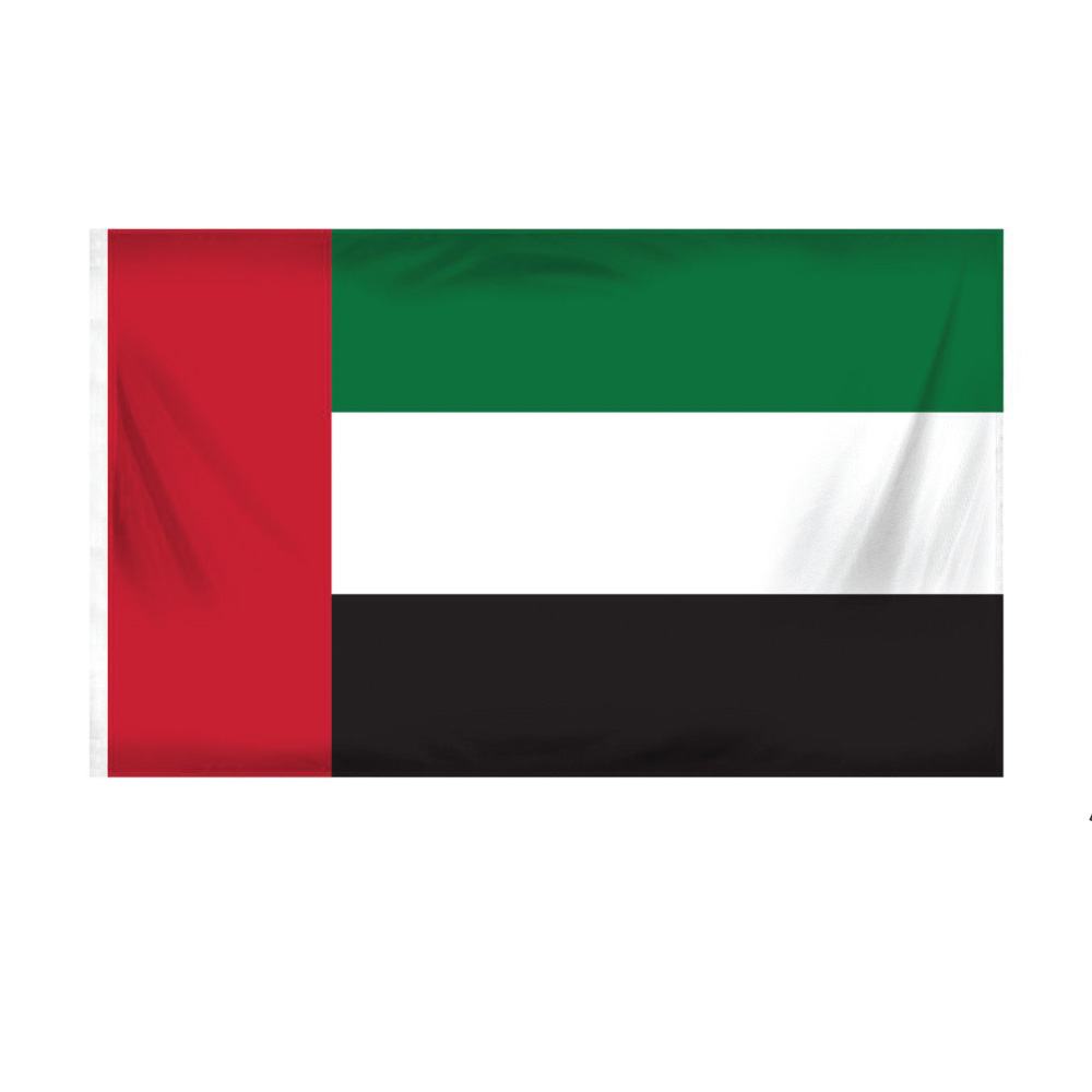 UAE Flags in Satin Material Size 150 x 90 cm - Promotional Gift ...