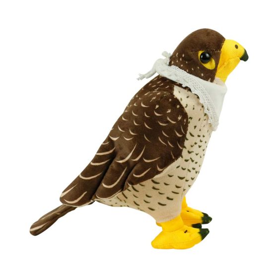 Falcon Plush Toys with White Scarf for Branding 22 cm | Tezkargift