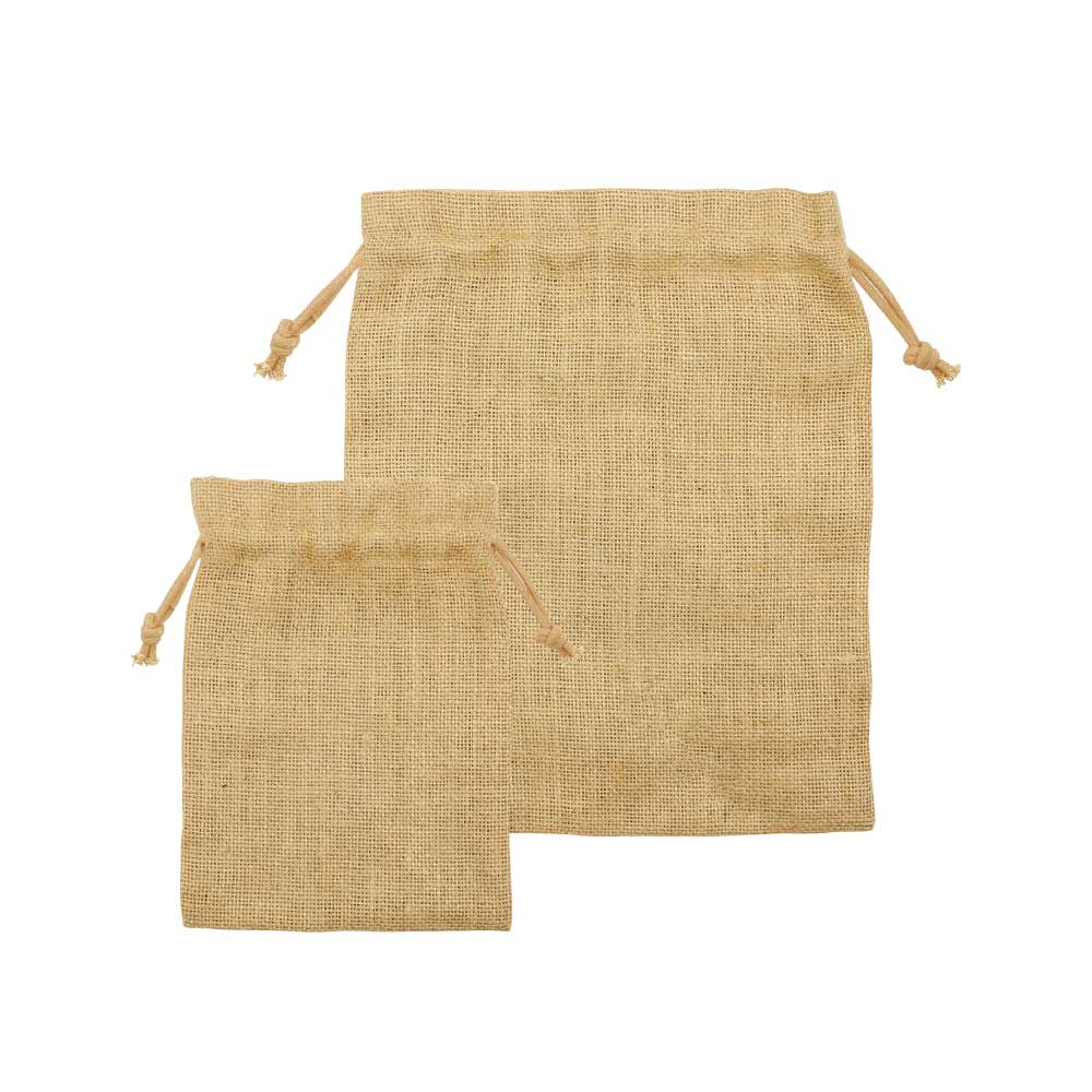 Jute Drawstring Pouches in A4 and A5 Size - Promotional Gift Preparing LLC