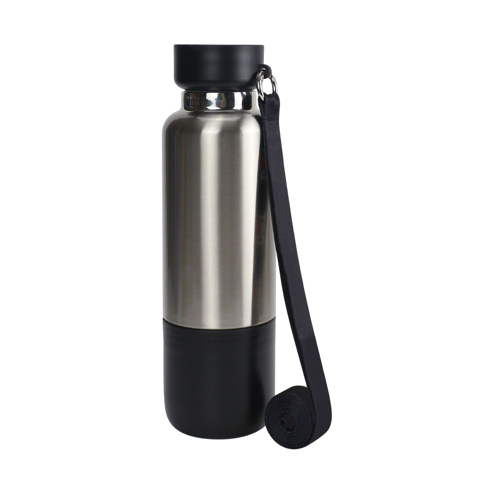 Multi-function SS Bottles, Double Wall, Base Cup, Lanyard, 500ml ...