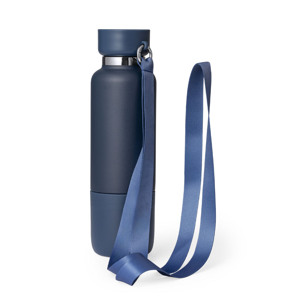 Multi-function SS Bottles, Double Wall, Base Cup, Lanyard, 500ml ...