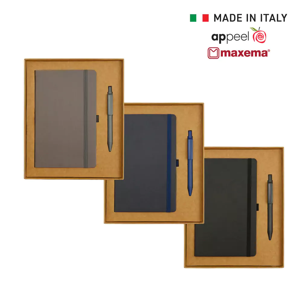 Appeel A5 Notebook and Maxema Dot Recycled Pen Italian Gift Sets ...