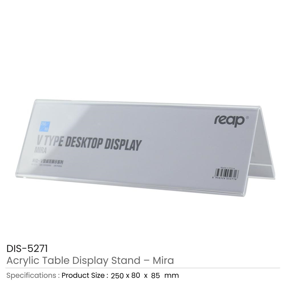 Acrylic Table Display Stand – “MIRA” series - Promotional Gift ...