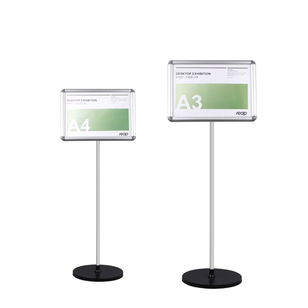 Exhibition Floor Sign Stands in A3 & A4 Size - Overv Series | Tezkargift