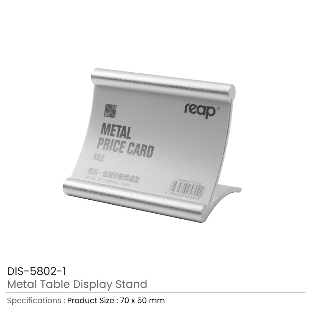 Metal Desk and Table Display Stands – Aile Series - Corporate Gifts ...