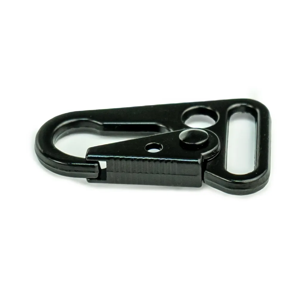 Sling Snap Carabiner Hook in Black Matt Finish - Promotional Gift ...